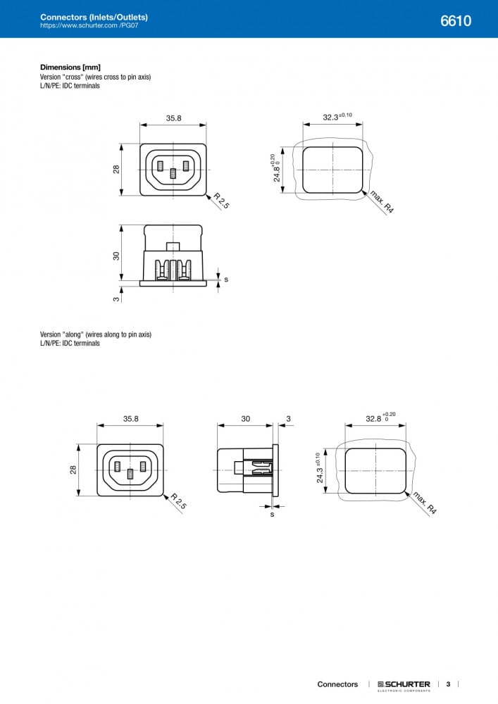 SCHURTER 6610.2212 datasheet page 3