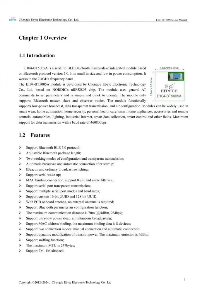 E104-BT5005A manual page 5
