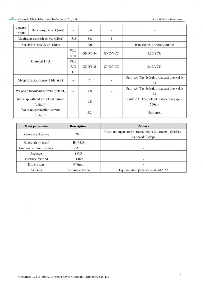 E104-BT5005A manual page 7
