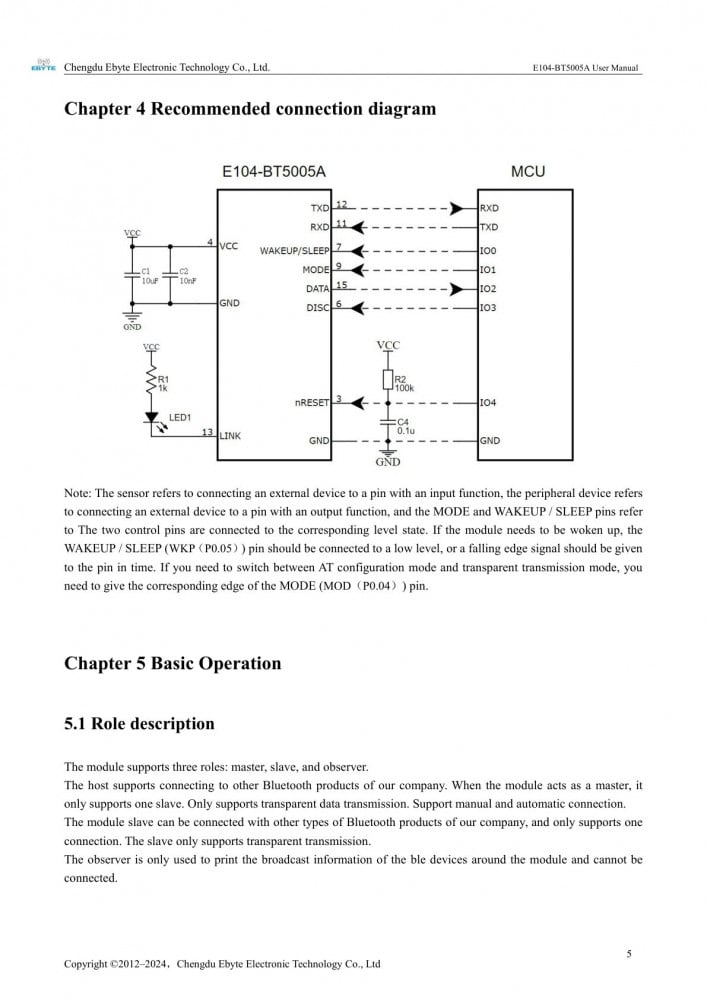 E104-BT5005A manual page 9