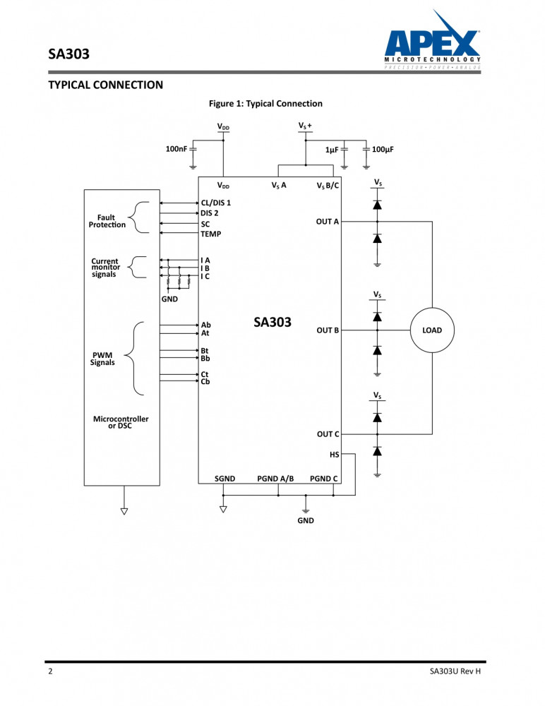 SA303 datasheet page 2