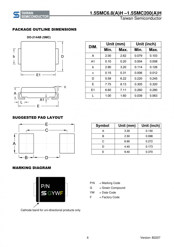 1.5SMC24H datasheet preview, page 6