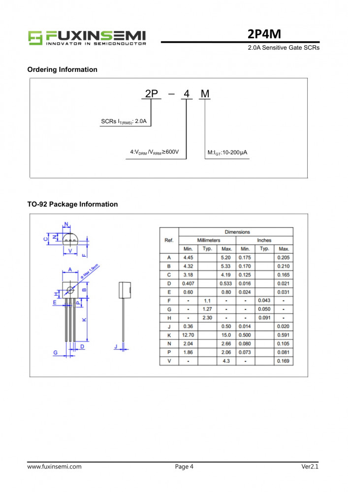 2P4M datasheet page 4