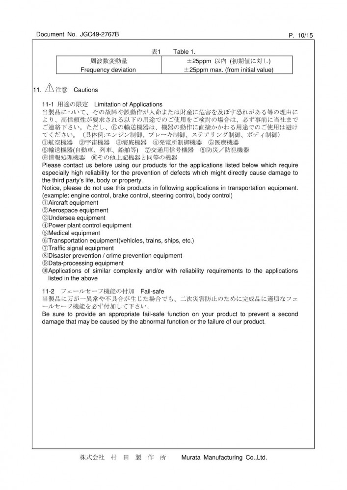 Murata XRCGB32M000F3M00R0 specification page 10