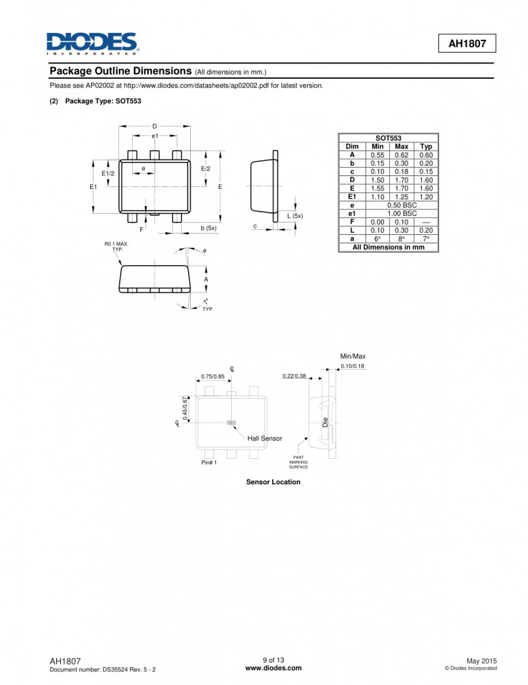 AH1807 datasheet page 9