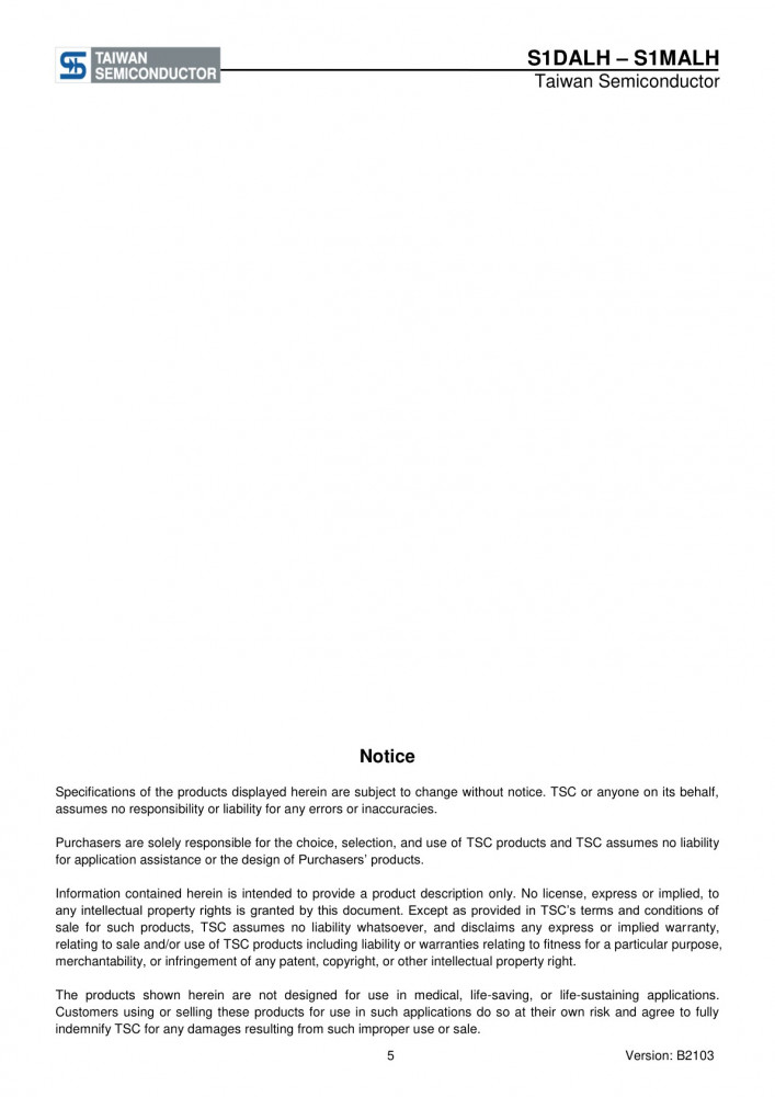 S1JALH datasheet page 5