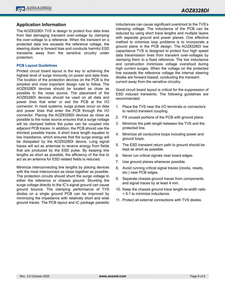 AOZ8328DI datasheet page 6
