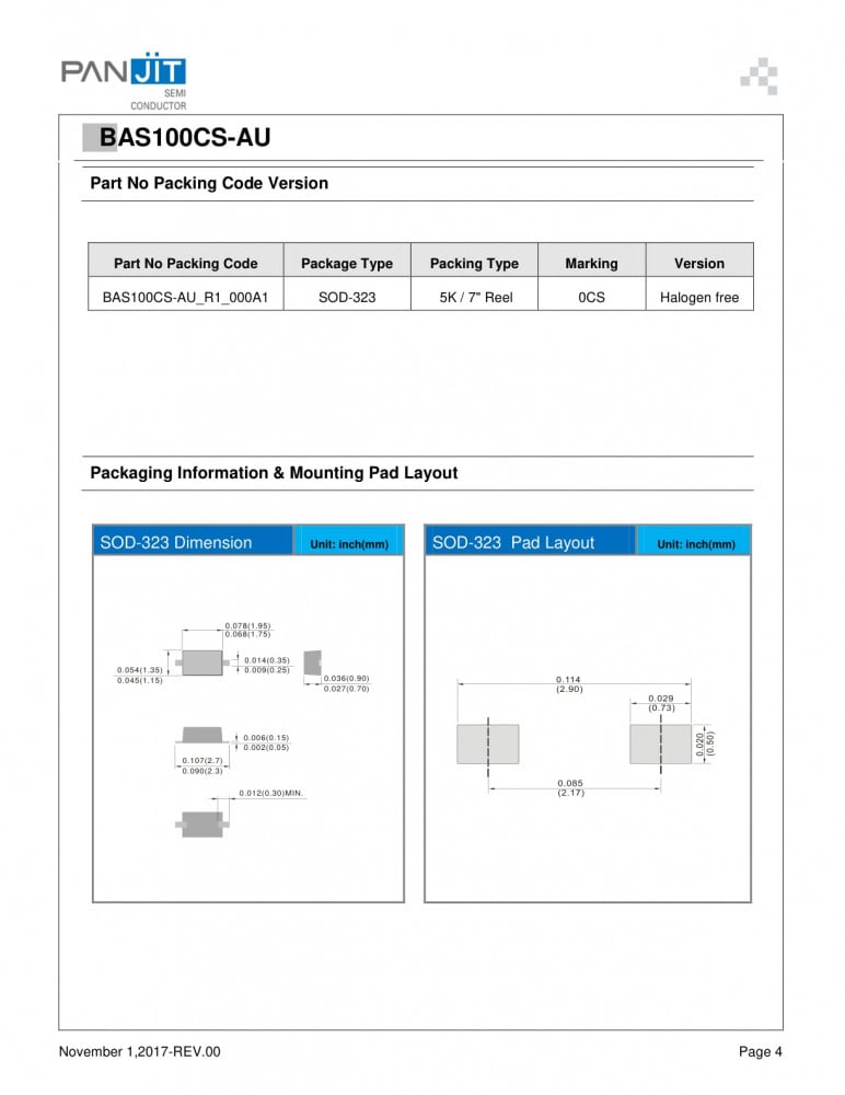 BAS100CS-AU datasheet page 4