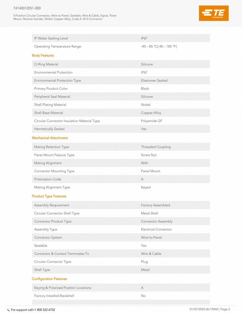 T4140012051-000 technical document page 2