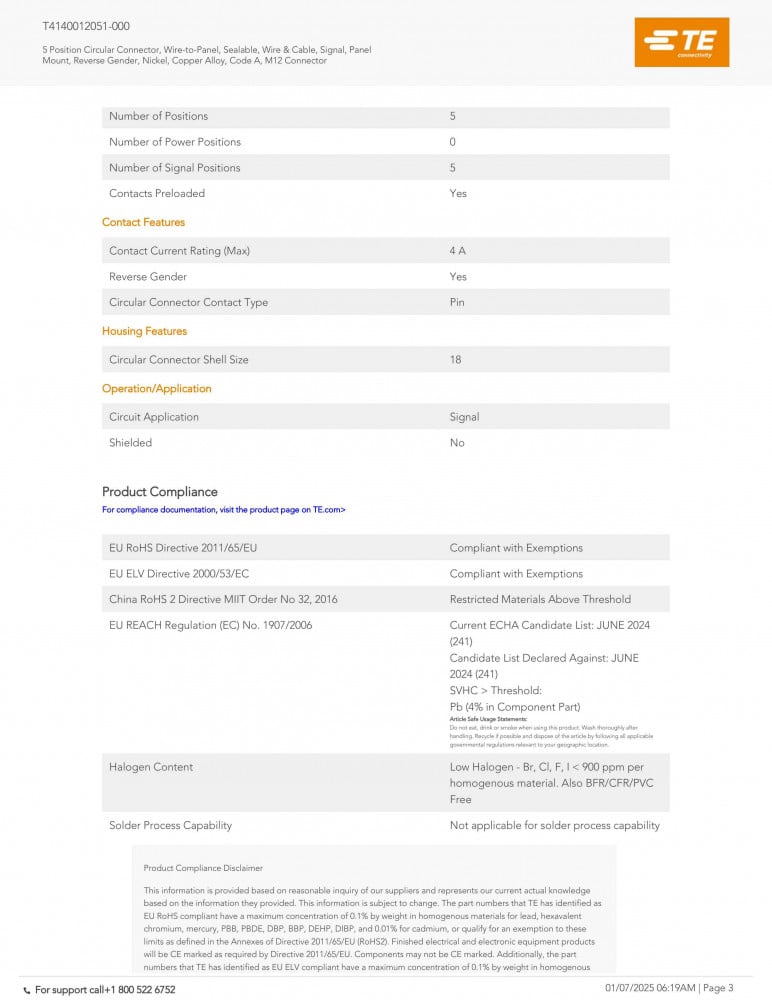 T4140012051-000 technical document page 3