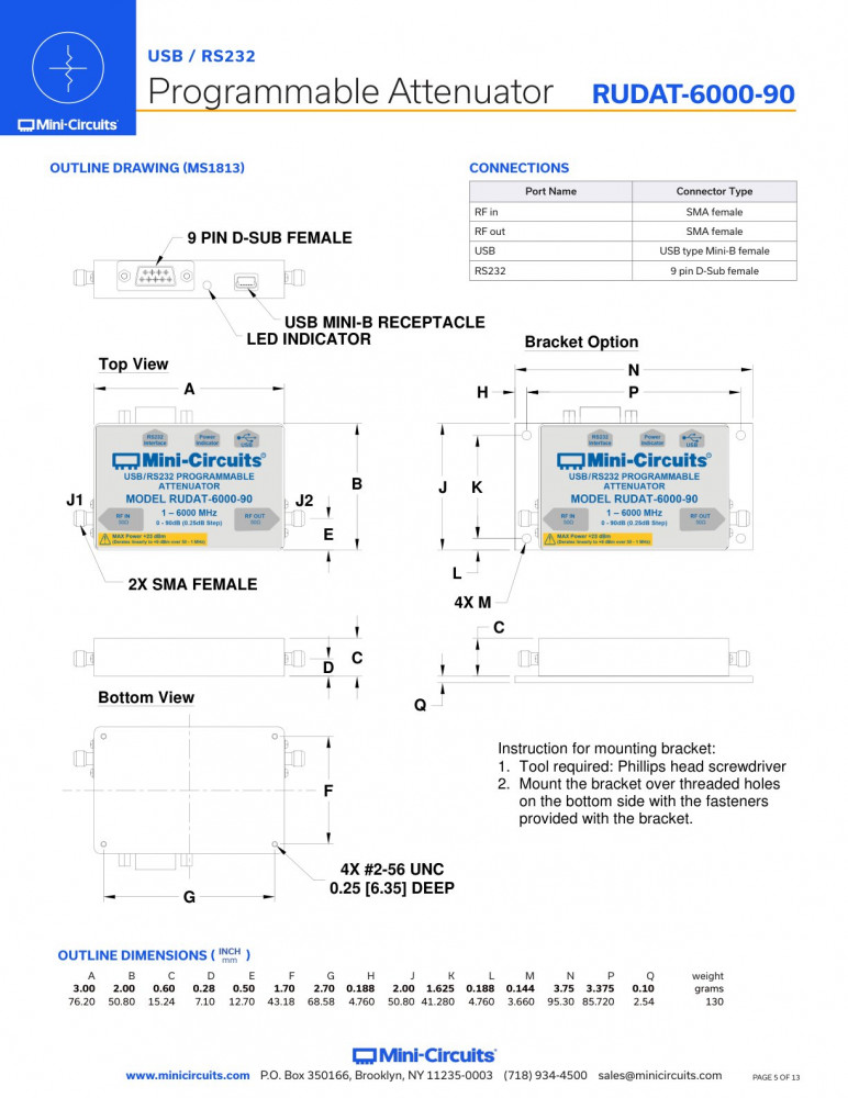 RUDAT-6000-90 datasheet page 5