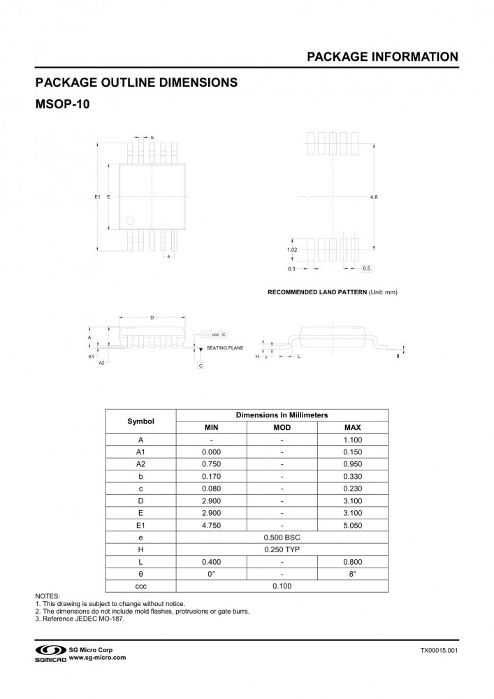 SGM7229X datasheet page 5
