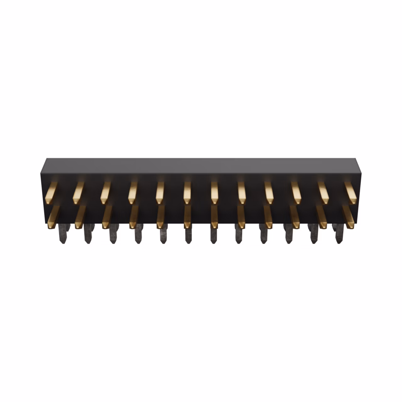 2.00mm Pitch Milli-Grid Header, Right-Angle, Through Hole, 24 Circuits, 0.38µm Gold (Au) Plating, Mating Pin Length 3.06mm, Tail Length 2.60mm, Tray, Lead-Free for sale