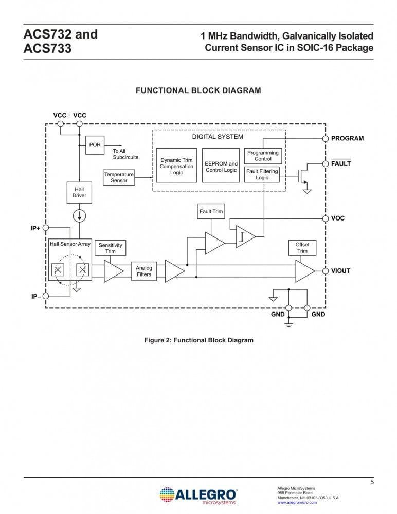 ACS733 datasheet page 5