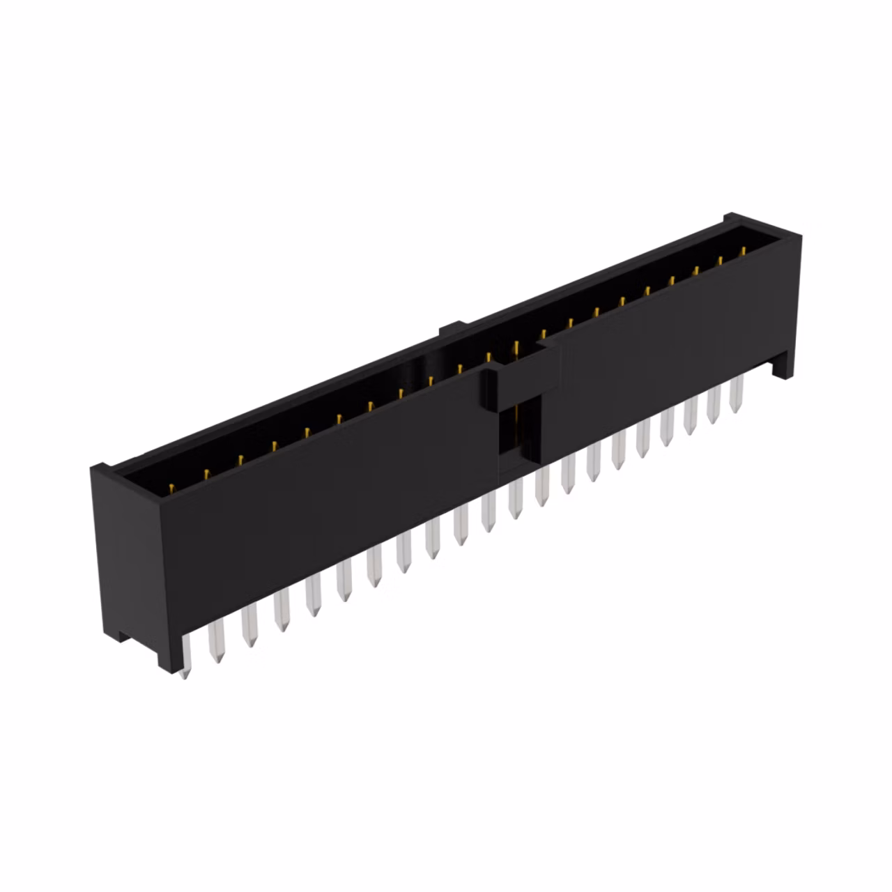 C-Grid III PCB Header, 2.54mm Pitch, Through Hole, Single Row, Vertical, Shrouded, 21 Circuits, 0.05µm Gold (Au) Flash Plating for sale