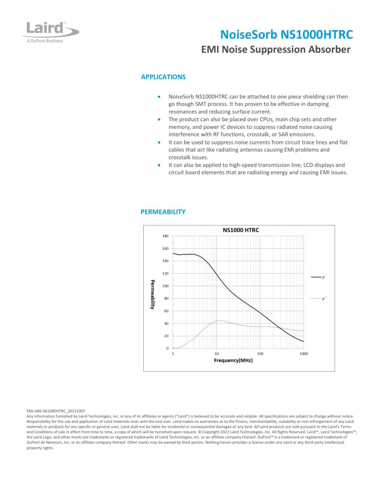 NS1030A HTRC datasheet page 2