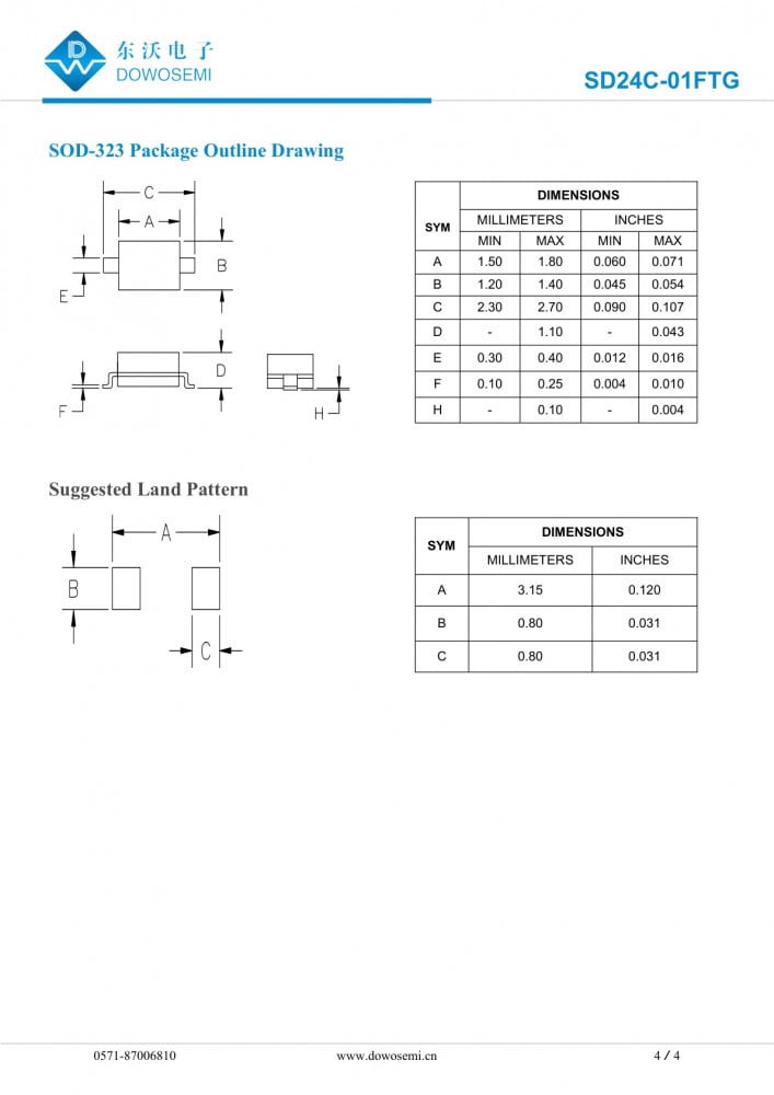 SD24C-01FTG datasheet page 4