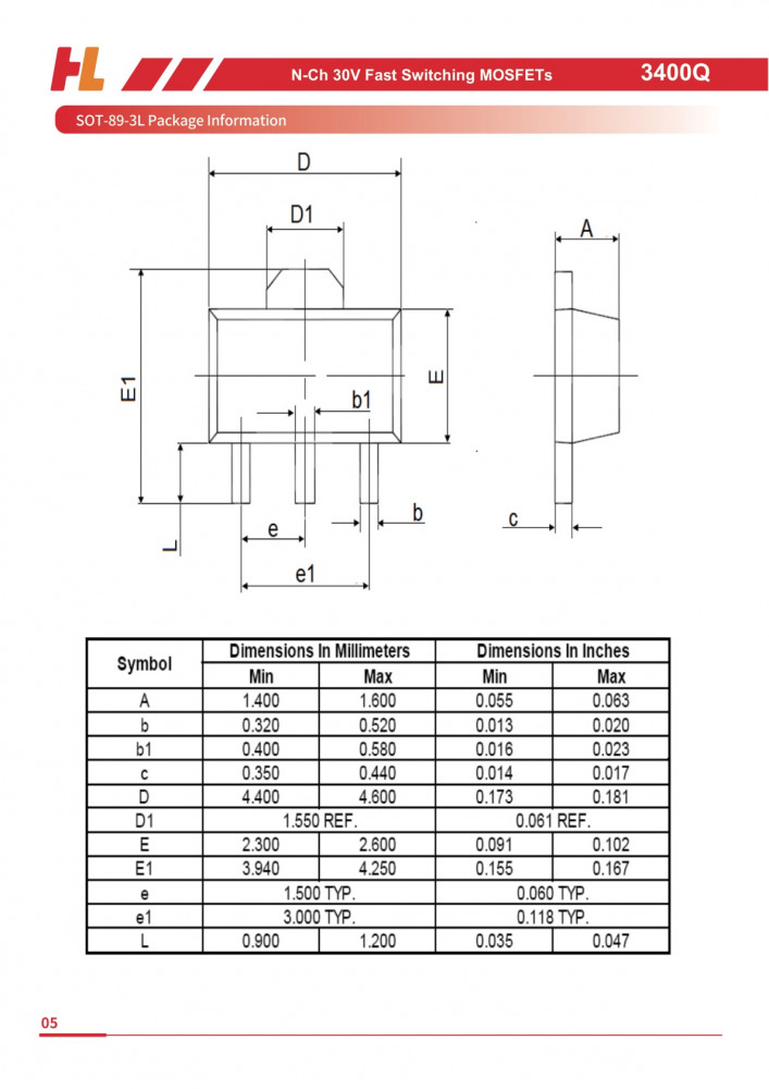 HL 3400Q datasheet page 5