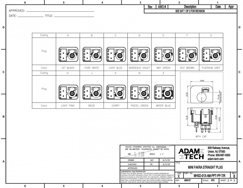 ADAM TECH Mini SATA plug drawing page 2