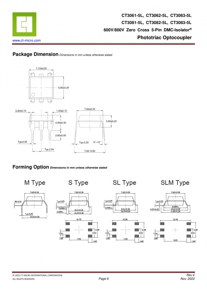 CT3062-5L technical document page 6