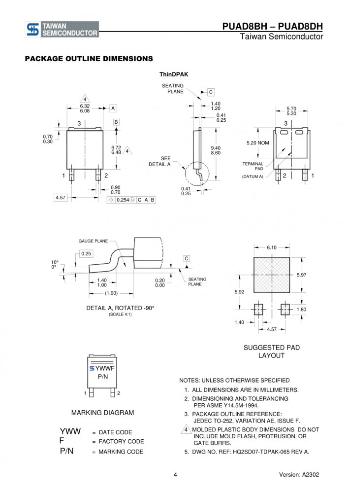 PUAD8DH datasheet page 4