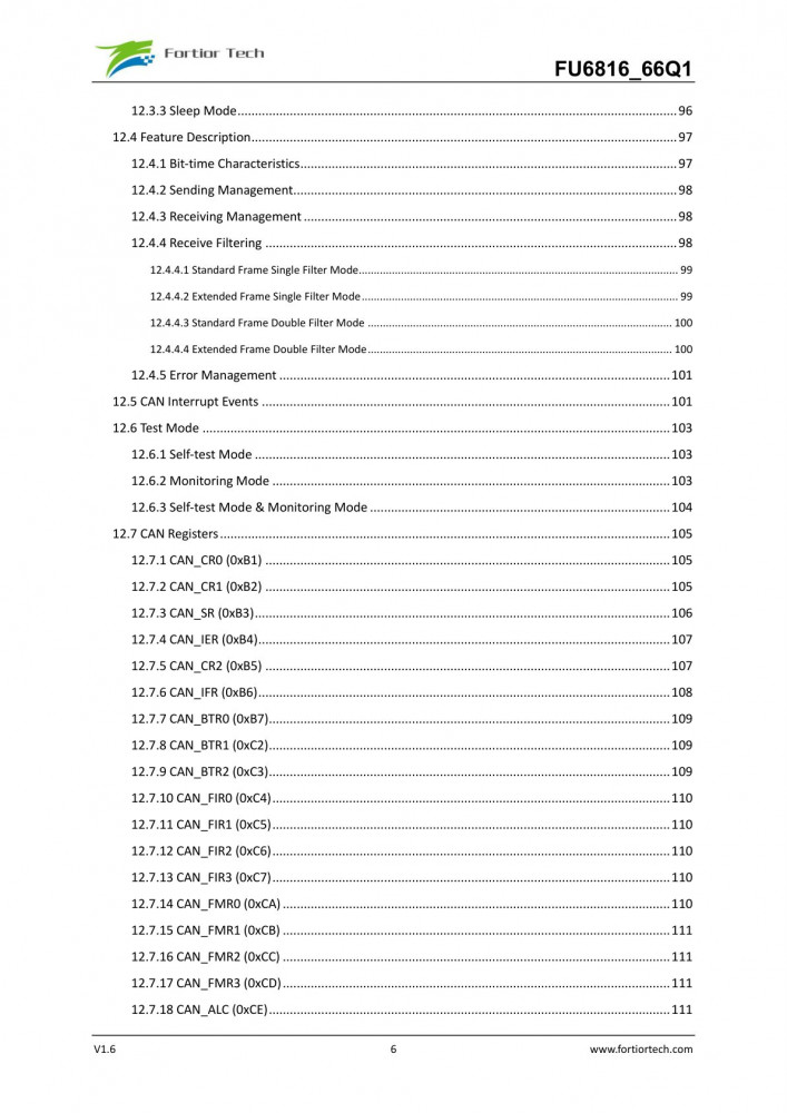 FU6816Q1 datasheet page 6