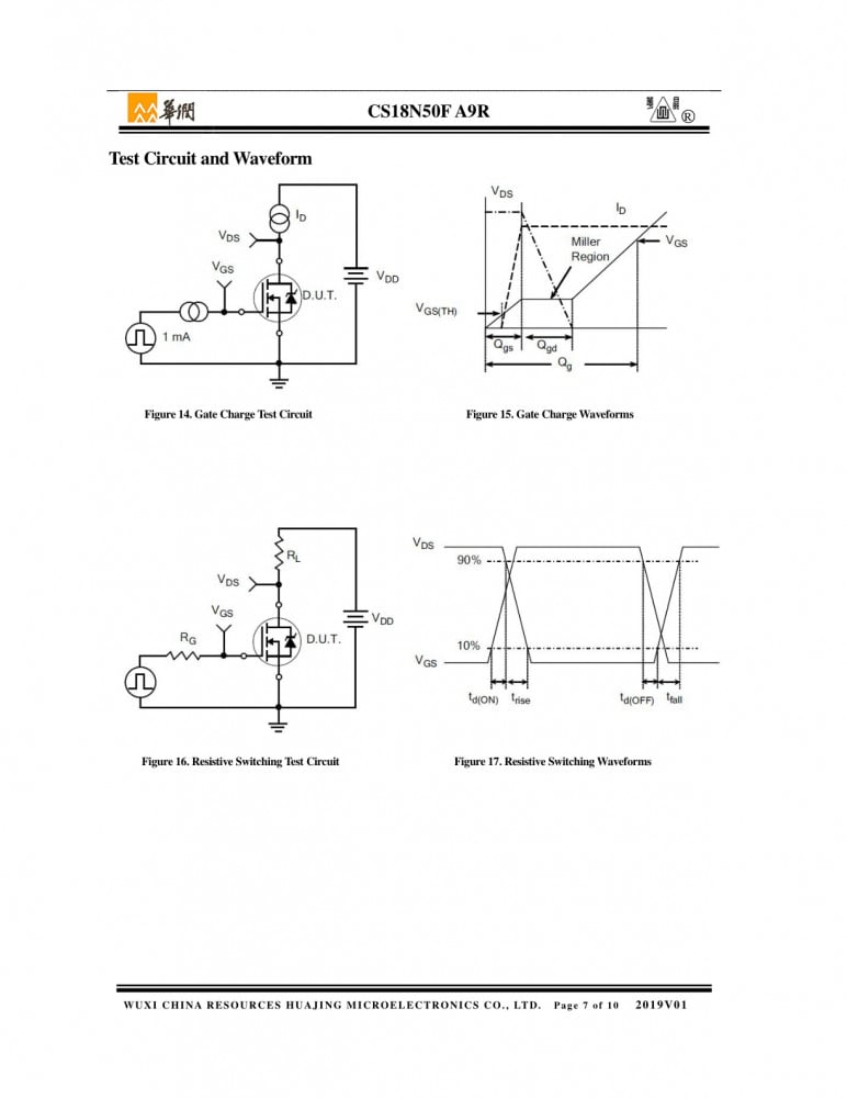 CS18N50FA9R datasheet page 7