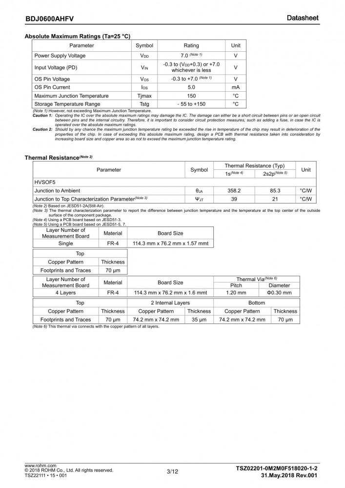 BDJ0600AHFV-TR technical document page 3