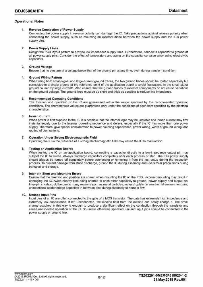 BDJ0600AHFV-TR technical document page 8