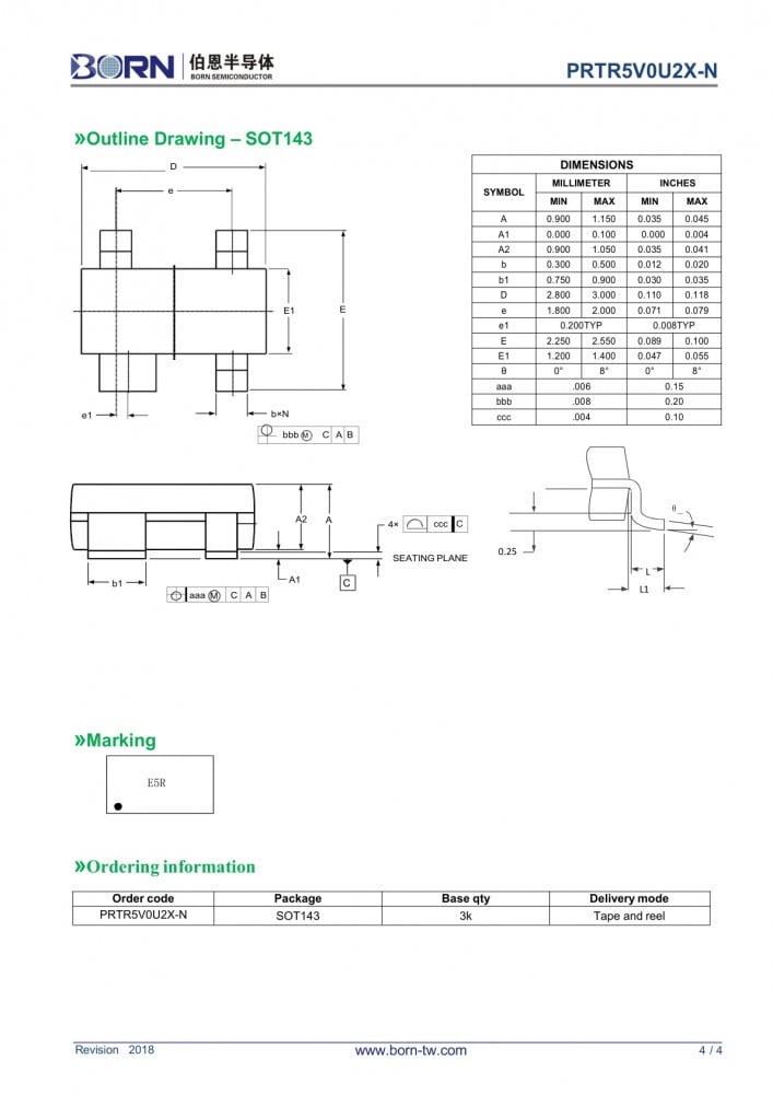 PRTR5V0U2X-N datasheet page 4