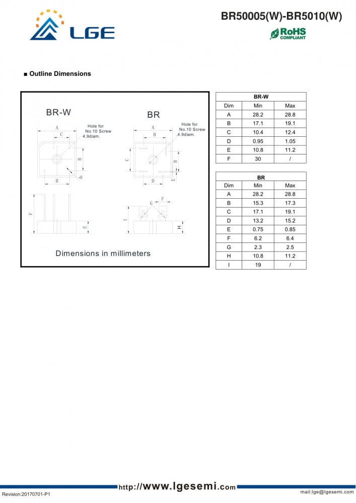 LGE BR5006 datasheet page 3