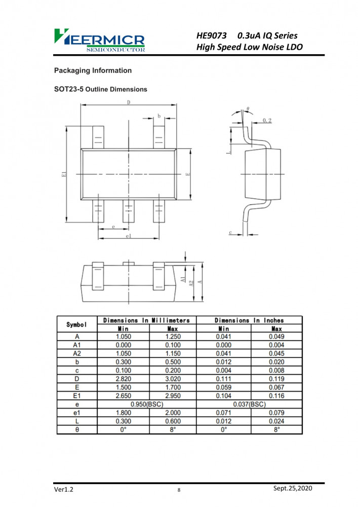 HE9073 datasheet page 8