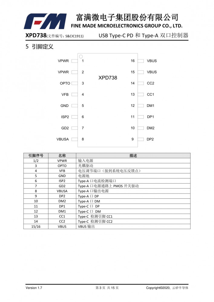 XPD738BP datasheet page 3