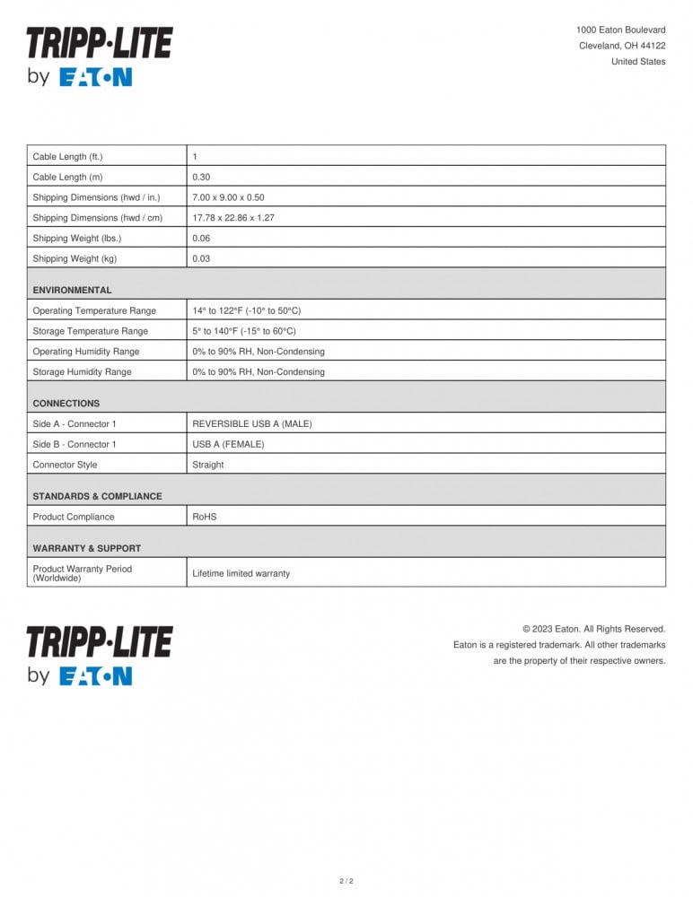 UR024-001 technical document page 2