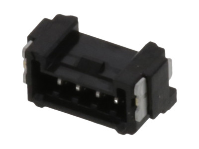 1.25mm Pitch, Micro-Lock Plus PCB Header, Single Row, Right-Angle, Surface Mount, 0.76µm Gold Plating, Positive Lock, 16 Circuits, Black