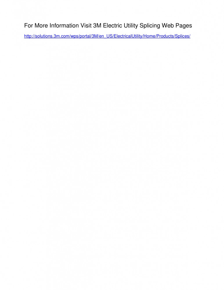 3M splice documentation page 1