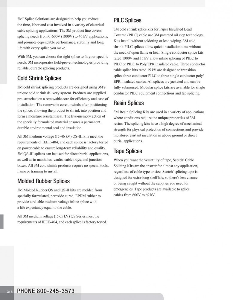3M splice documentation page 3