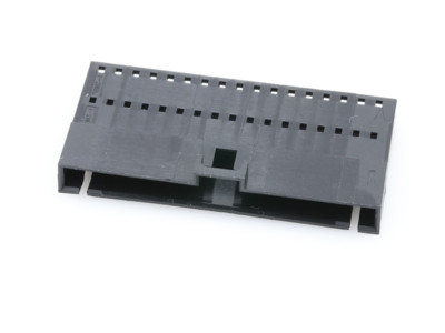 SL Wire-to-Wire Crimp Housing, Single Row, Version A, without Mounting Ears, 17 Circuits, Black for sale