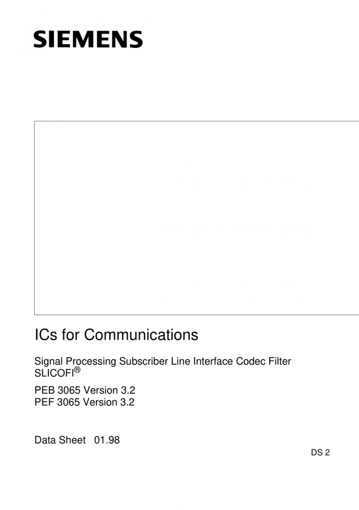 PEB3065 document page 1