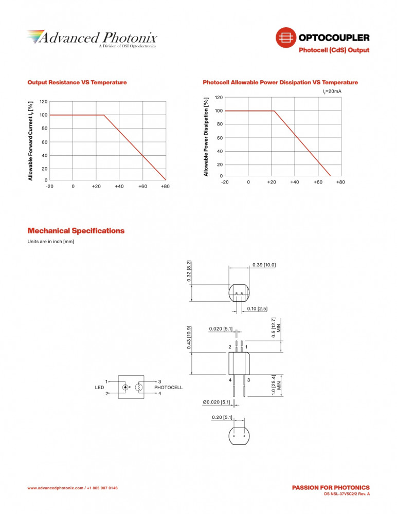 NSL-37V5C2/2 datasheet page 3