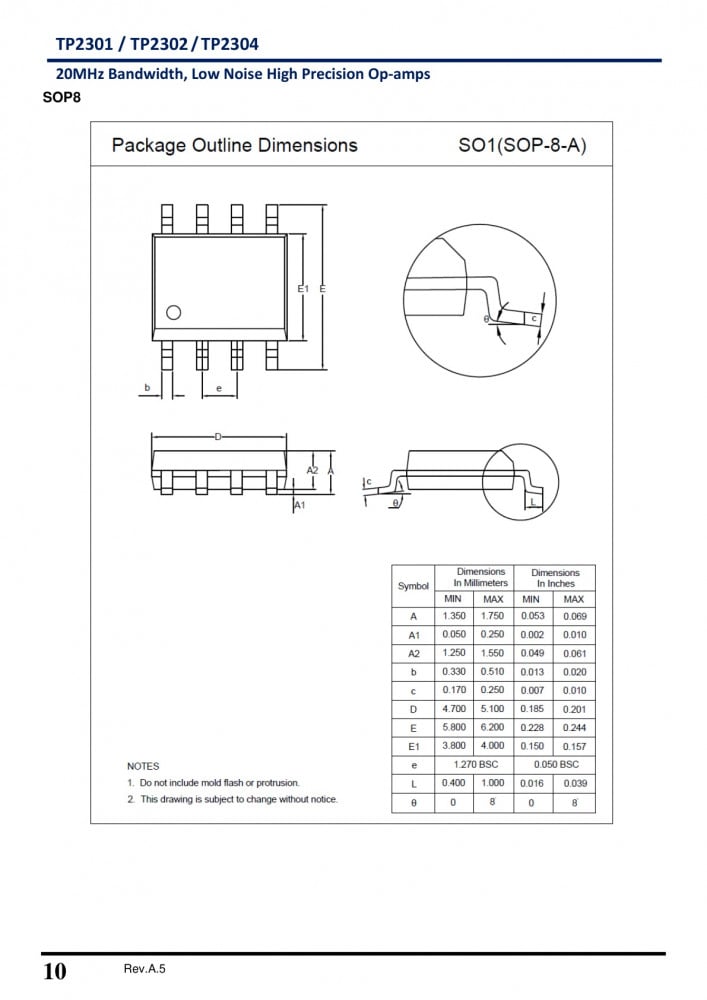 TP2304 datasheet page 10