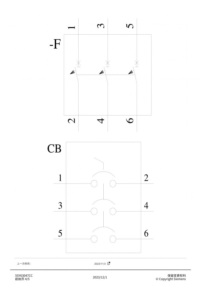 5SY6304-7CC technical document page 4