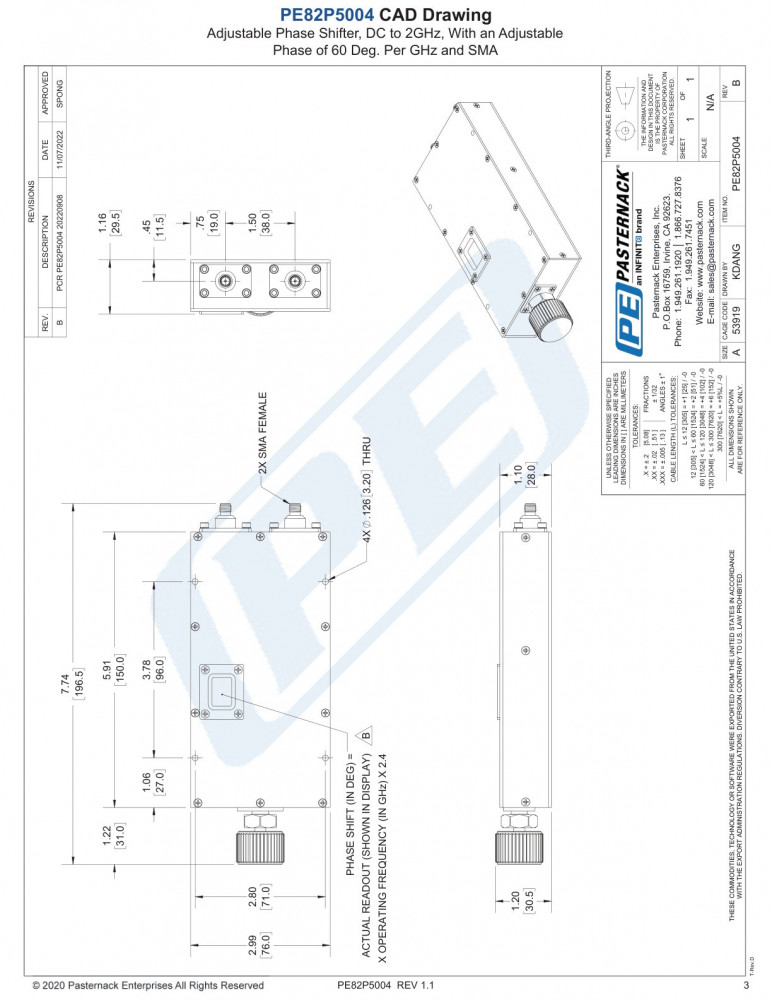 PE82P5004 technical document page 3