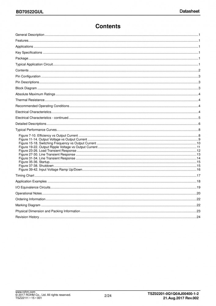 BD70522GUL-E2 datasheet page 2