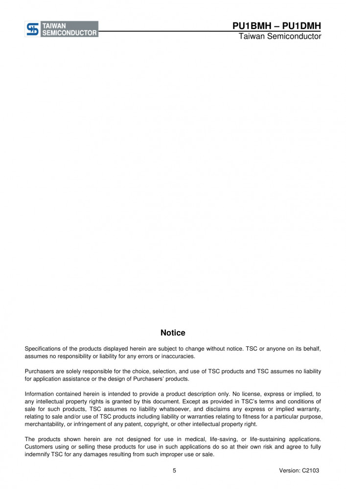 PU1BMH datasheet page 5