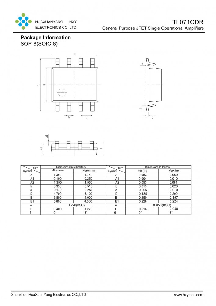 TL071CDR-HXY datasheet page 4