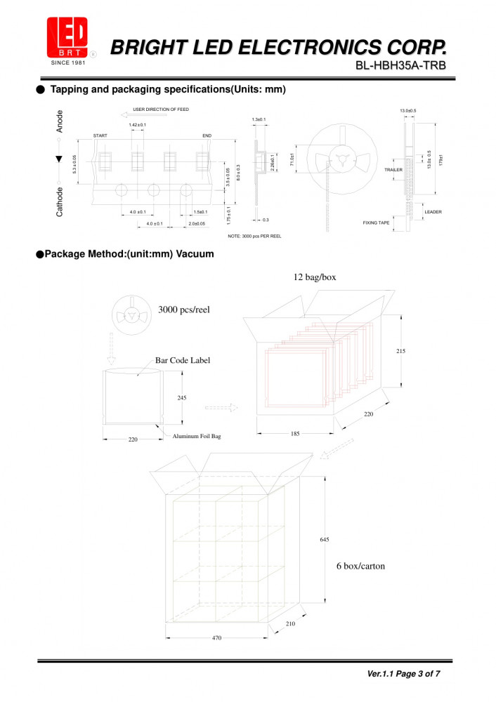 BL-HBH35A-TRB datasheet page 3