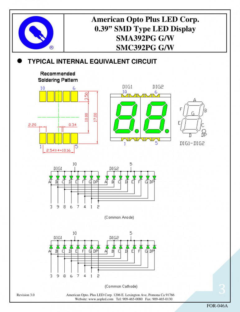 SMA392PG datasheet page 3