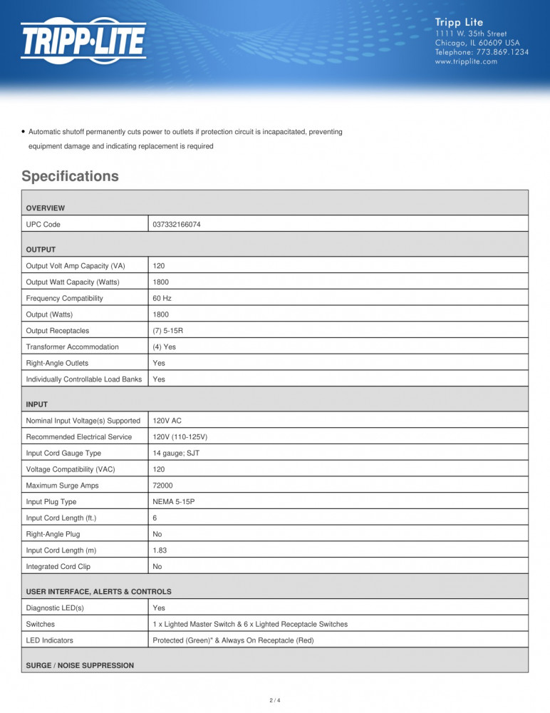 TLP76MSG documentation page 2