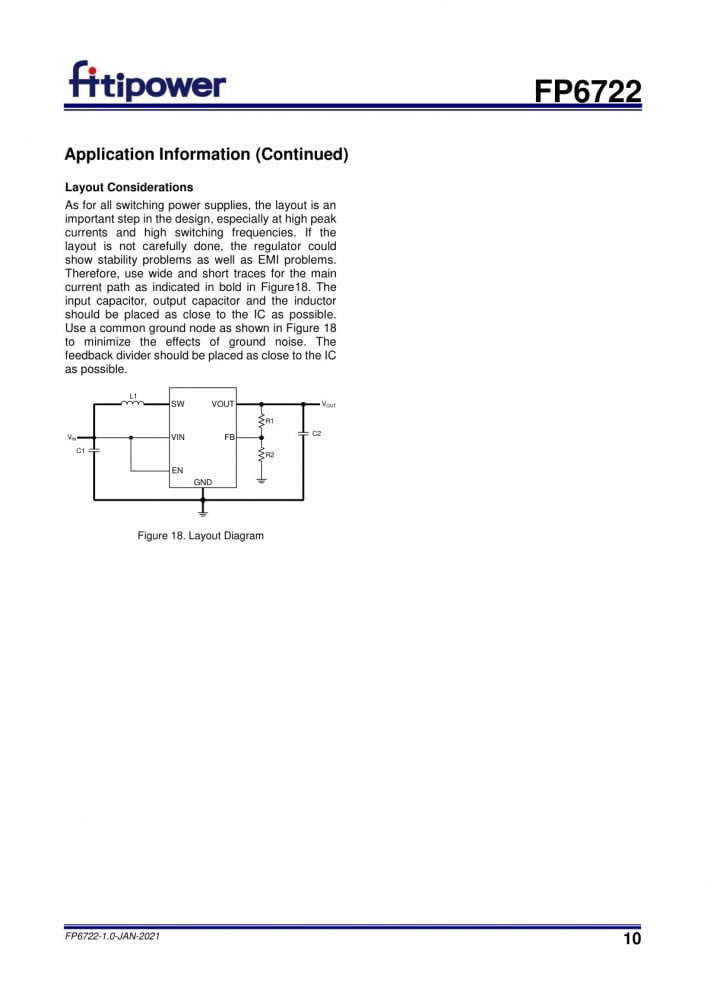 FP6722S6 datasheet page 10